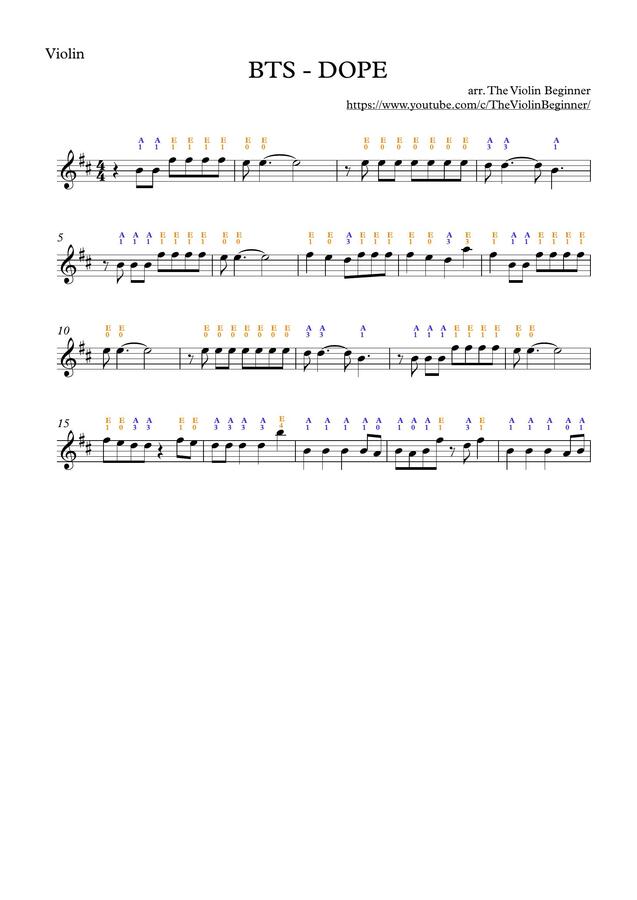 musik fadli > BTS - Butter (Easy Violin) by musik fadli